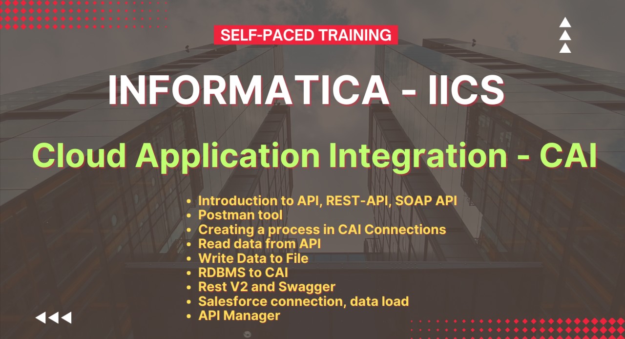 Informatica Iics Cloud Application Integration Cai